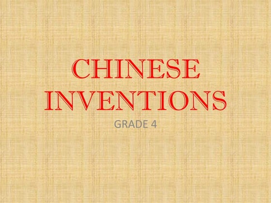 Tang and Song Inventions | PPTX