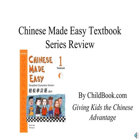 Information on Chinese Made Easy Textbook | PPT