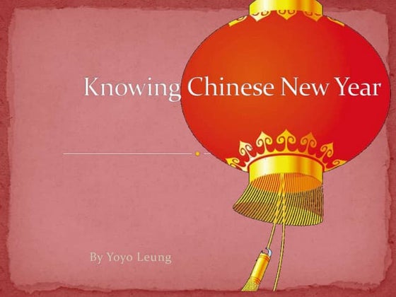 Chinese New Year | PPTX | Flower Shopping | Shopping