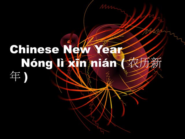 Chinese New Year | PPTX | National & Civic Holidays | Holidays