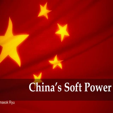 China's Soft Power | PPTX
