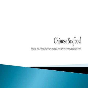 Chinese seafood | PPTX