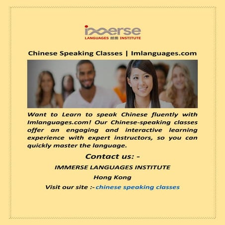 Chinese Speaking Classes Imlanguages com.pdf