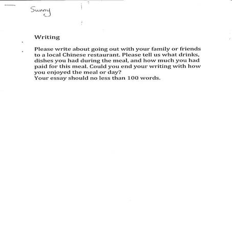 Chinese Paragraph | PDF