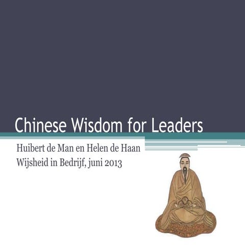 Chinese wisdom for leaders2013 def | PPTX