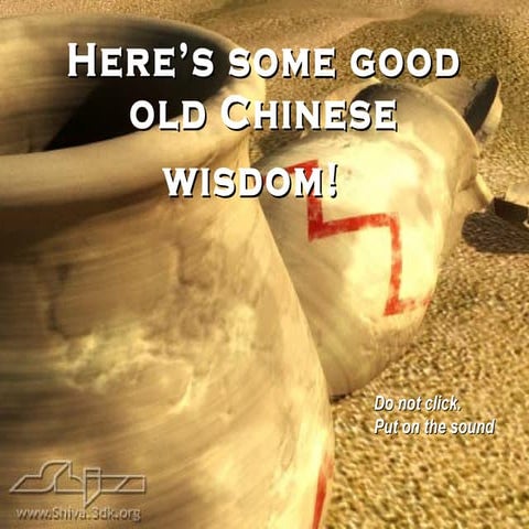 Chines wisdom broken pot | PPS