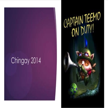 Chingay presentation | PPTX