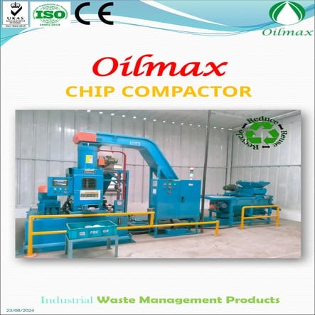 Chip Compactor FOR LOOSE CHIPS COMPACTION | PDF
