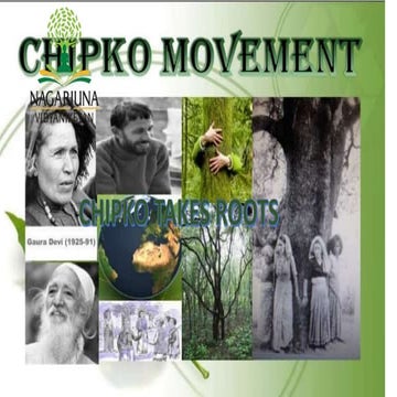 Chipko takes roots (2) | PPT
