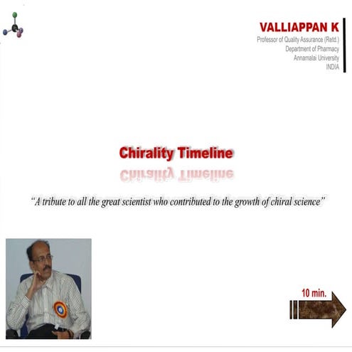 Chirality Timeline | PPT