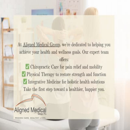 Chiropractic Care - Aligned Medical Care | PPT