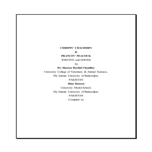 Chirpin' chaudhry | PDF