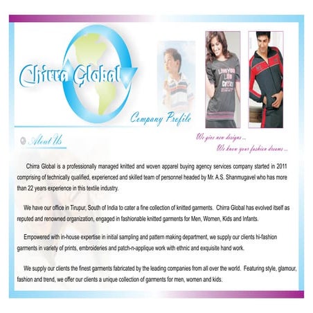 Chirra global - Apparel sourcing and supplies India | PDF