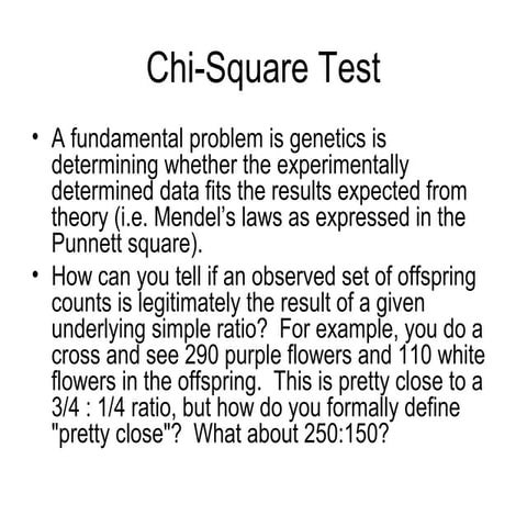 Chi square | PPT