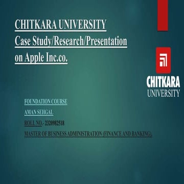 Chitkara University Case Study.pptx