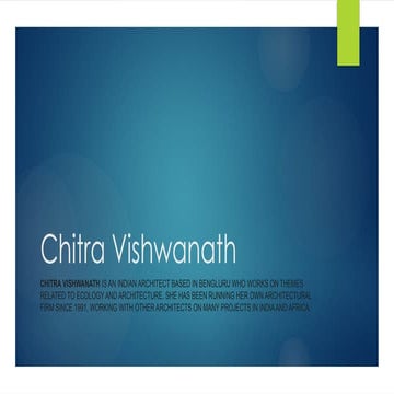 Chitra Vishwanath.pptx ooooooooooppppppp | PPT