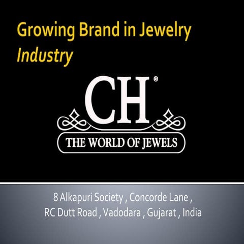 Ch jewellers | PPTX