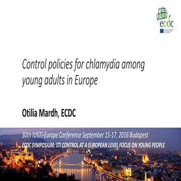 Sexually transmitted infections, EU/EEA, 2016 | PPTX