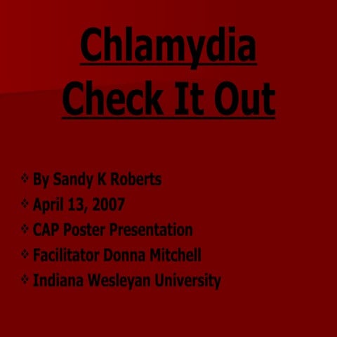 Chlamydia ppt bsn | PPT