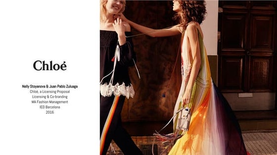 Chloé | PPTX | Advertising Industry | Industries