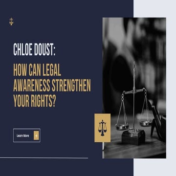 Chloe Doust: How Can Legal Awareness Strengthen Your Rights? | PDF