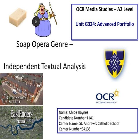 Soap Opera Textual Analysis | PPTX