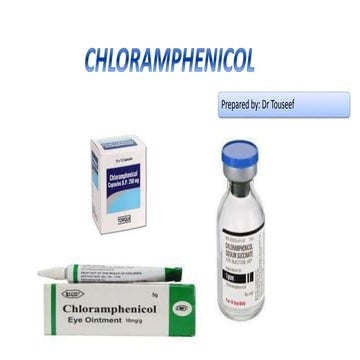 Chloramphenicol | PPTX