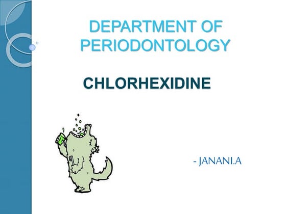 Chlorhexidine mouthwash | PPT