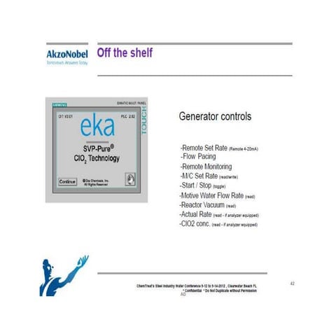 Chlorine dioxide-application-chemtreat - part 2 | PPTX | Chemistry ...