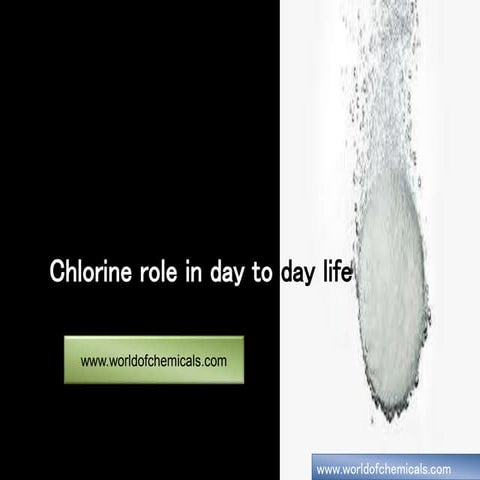 Chlorine role in day to day life | PPTX