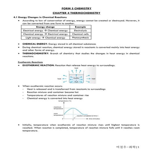 Chapter 4 Thermochemistry | PDF
