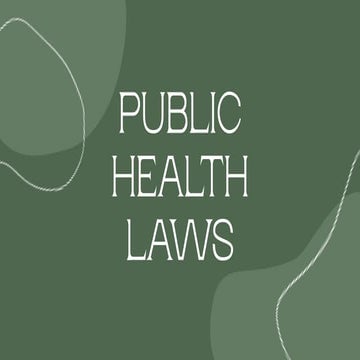 PUBLIC HEALTH LAWS IN THE PHILIPPINES.pptx