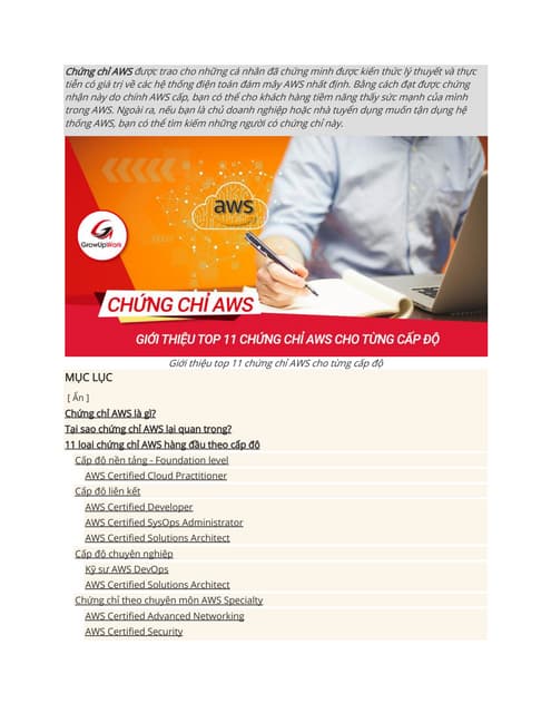 First Cloud Journey - AWS Vietnam.pdfhihi | PDF