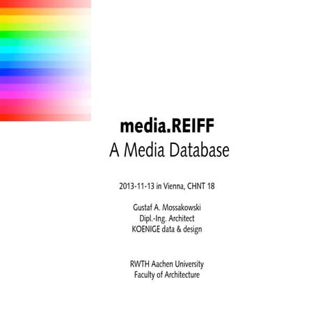media.REIFF: A Media Database | PDF