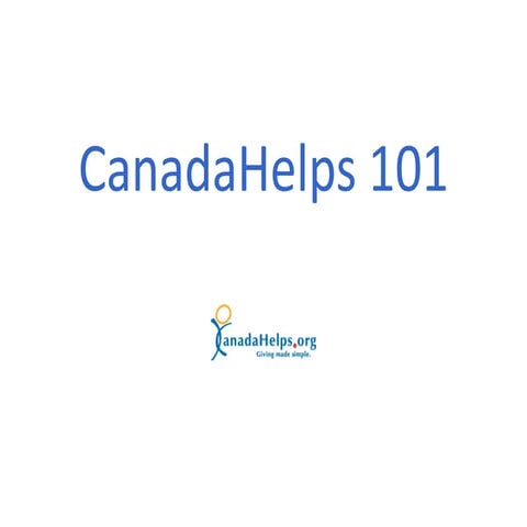 What is CanadaHelps? | PPTX