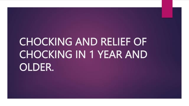Choking | PPT