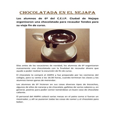 Chocolatada | DOC