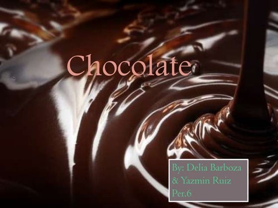 Chocolate presentation | PPT