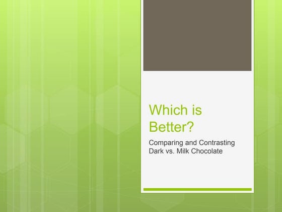Chocolate presentation | PPT