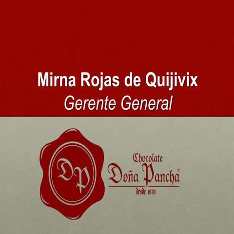 Chocolates Doña Pancha | PPTX