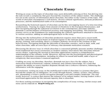 Chocolate Essay.pdf