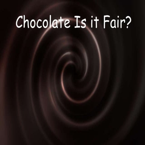 Chocolate Is It Fair Lesson 1 | PPT