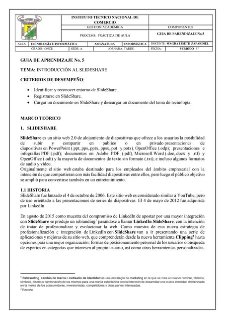 Slideshare, Concepto, caracteristicas, ventajas, desventajas y ...