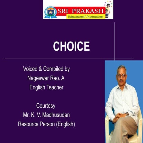 Choice | PPT