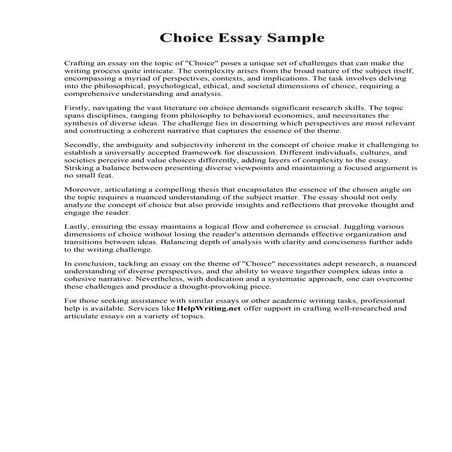 Choice Essay Example.pdf