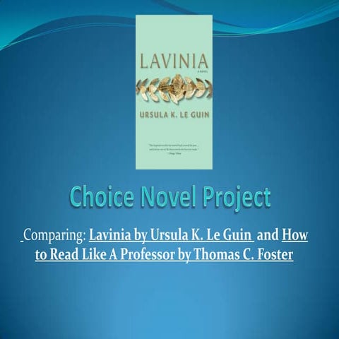 Choice novel project (2) | PPTX | Fiction | Books and Literature