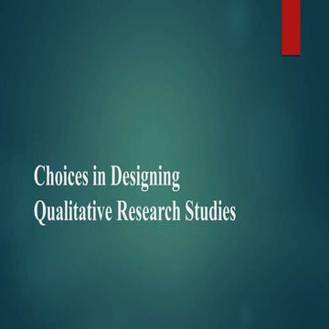Choices in designing | PPTX