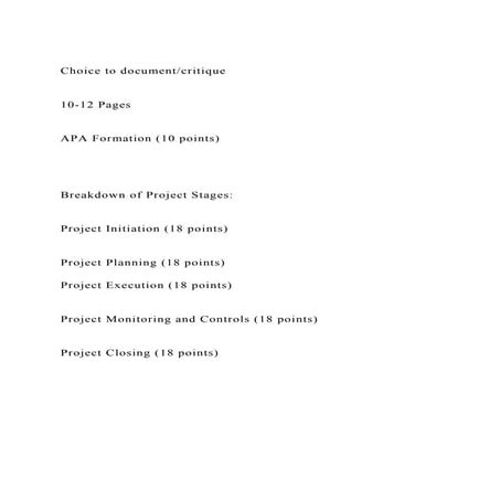 Choice to documentcritique 10-12 Pages APA Formation .docx | Office ...