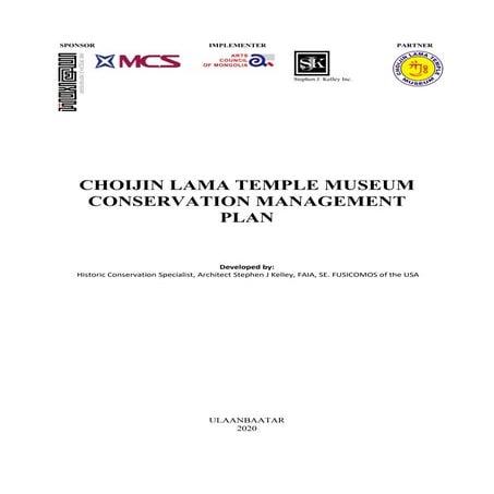 Choijin lama temple museum conservation management plan | PDF | Civil ...