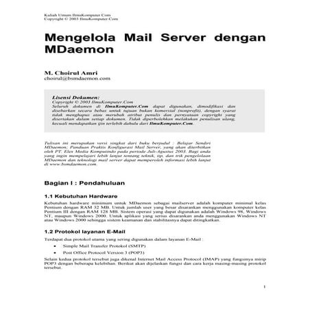 Choirul mdaemon | PDF